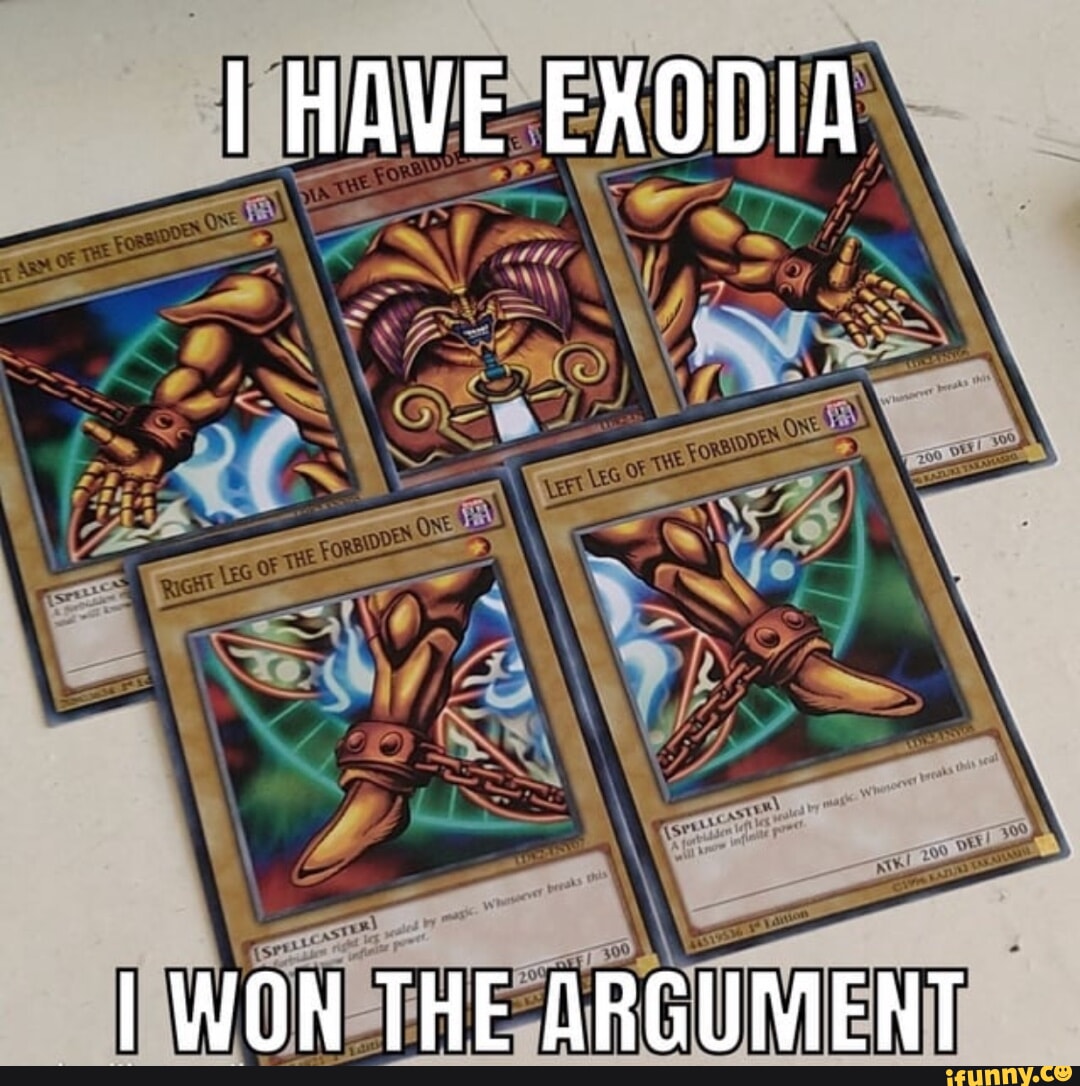 Exodia memes. Best Collection of funny Exodia pictures on iFunny
