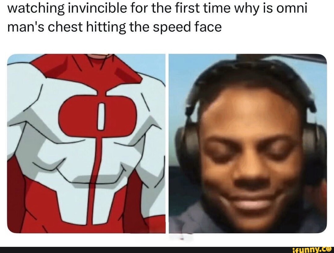 Watching invincible for the first time why is omni man's chest hitting ...