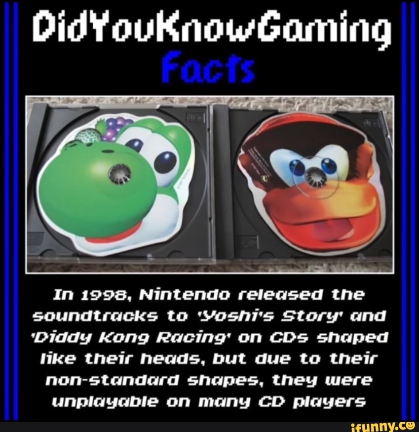 DidYouKnowGGaming In 1998, Nintendo released the soundtracks to 'Yoshi ...