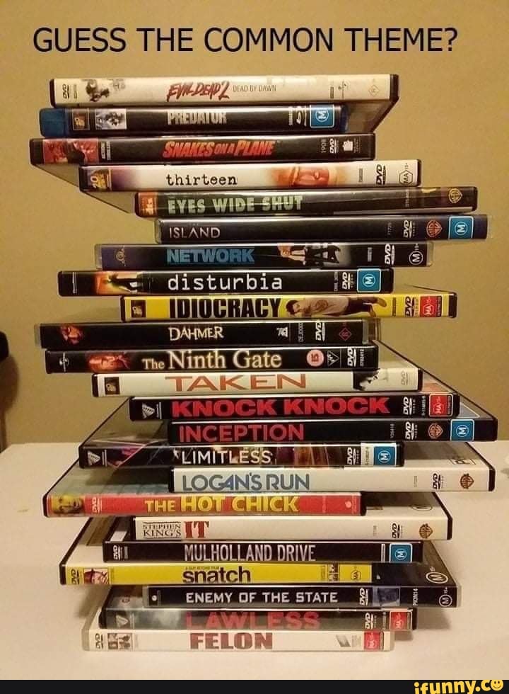 GUESS THE COMMON THEME? - iFunny