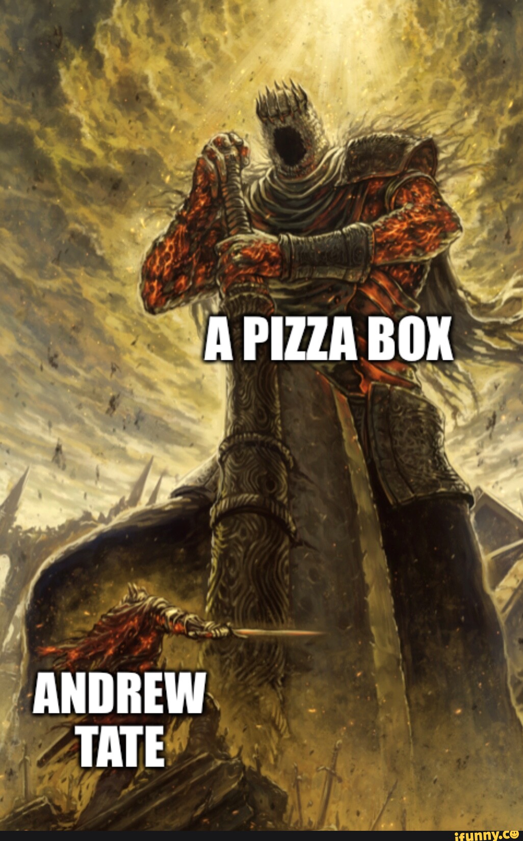 A PIZZA BOX ANDREW TATE - iFunny