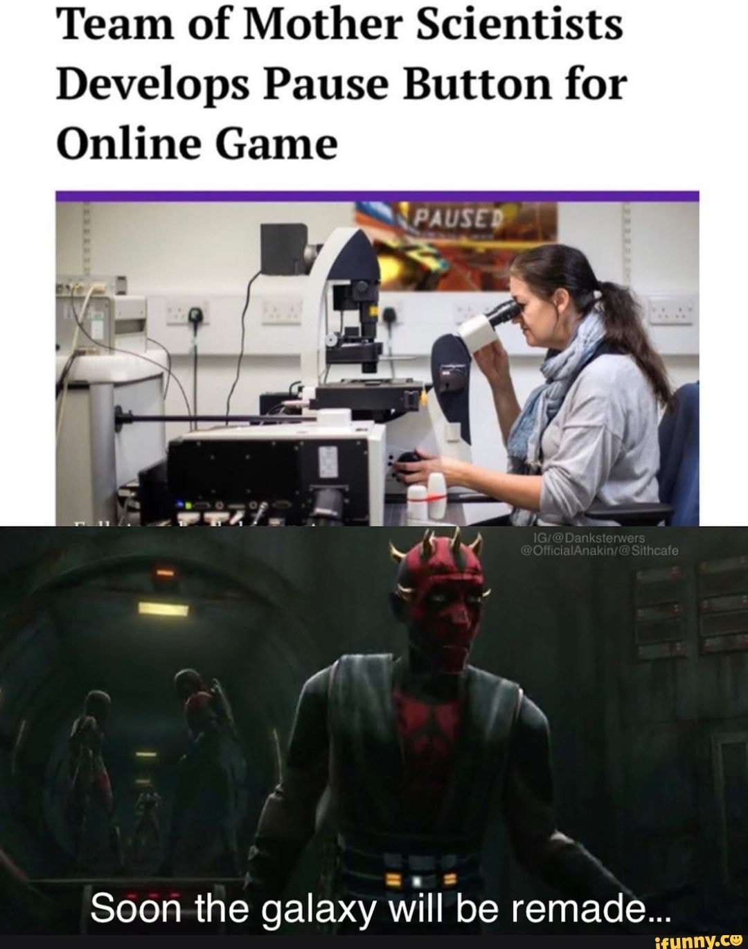 Team of Mother Scientists Develops Pause Button for Online Game Soon ...