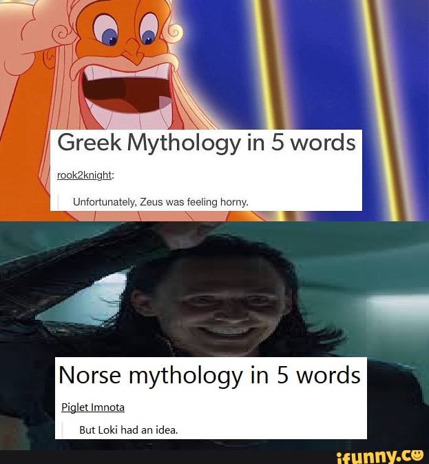 Norse mythology dump, (mostly loki) - in words Norse mythology in 5 ...