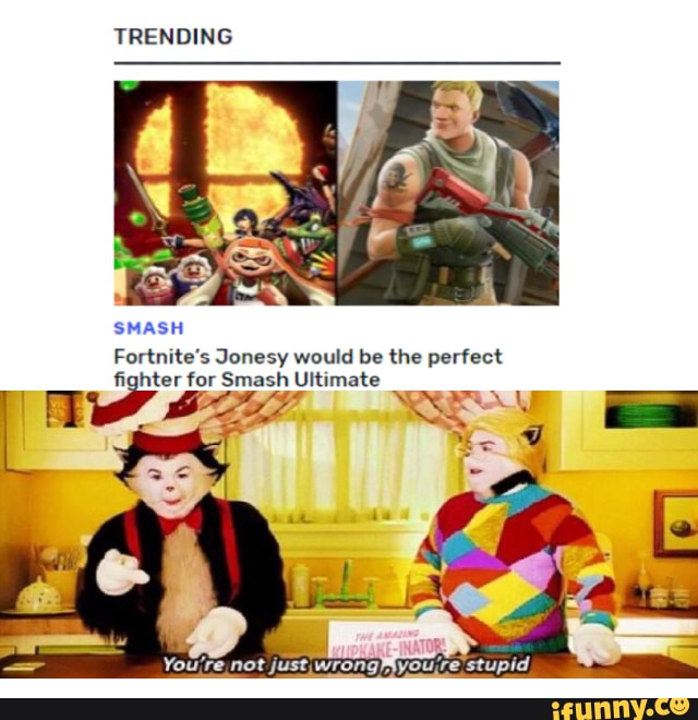 TRENDING SMASH Fortnite's Jonesy would be the perfect fighter for Smash ...