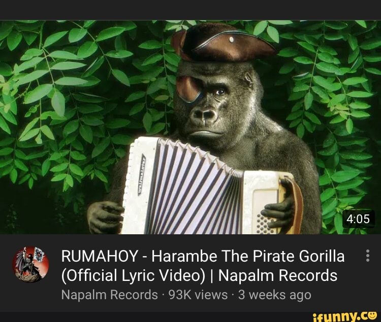RUMAHOY Harambe The Pirate Gorilla (Official Lyric Video) I Napalm ...