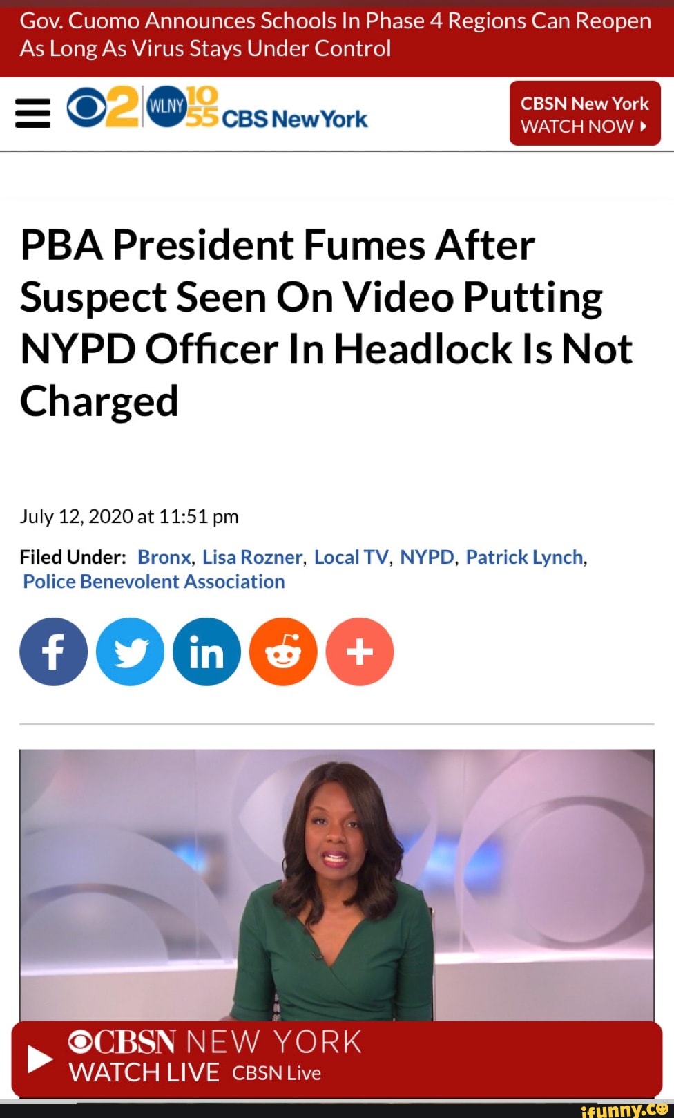 Gov. Cuomo Announces Schools In Phase 4 Regions Can Reopen CBS NewYork ...