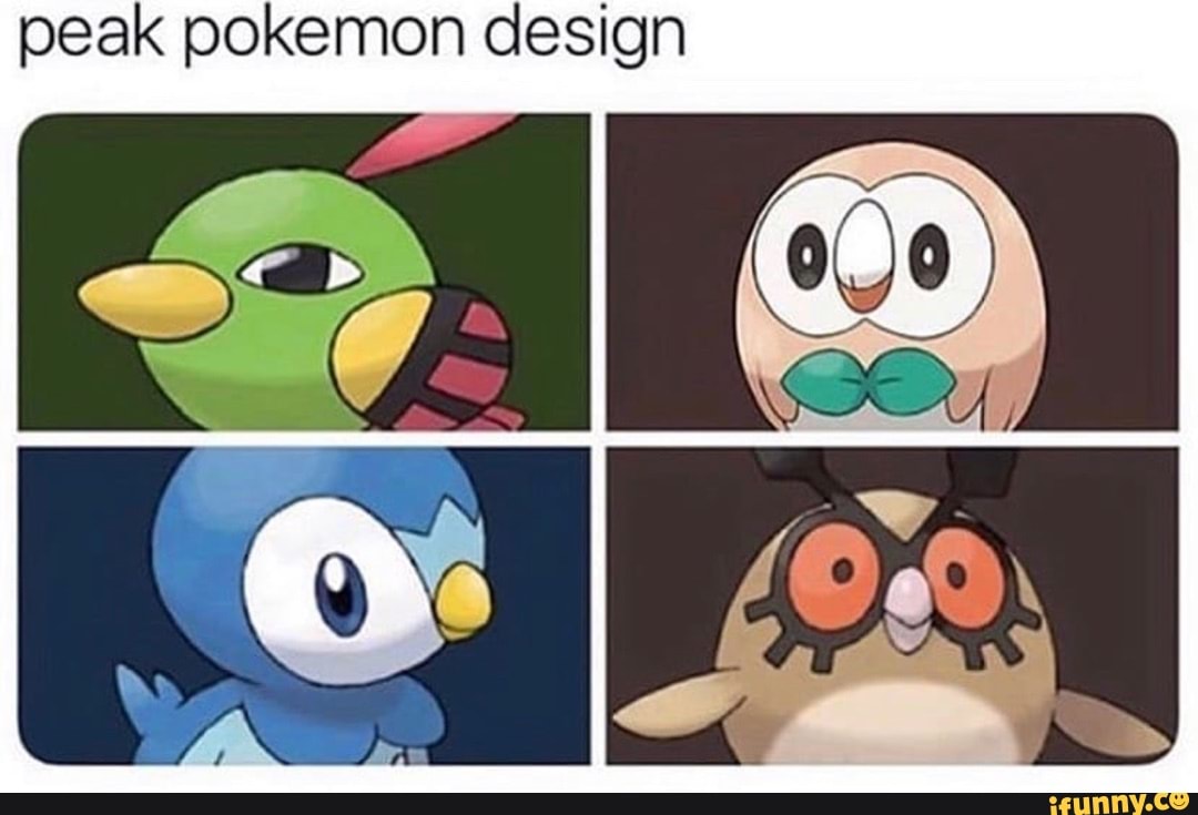 Peak pokemon design WA - iFunny