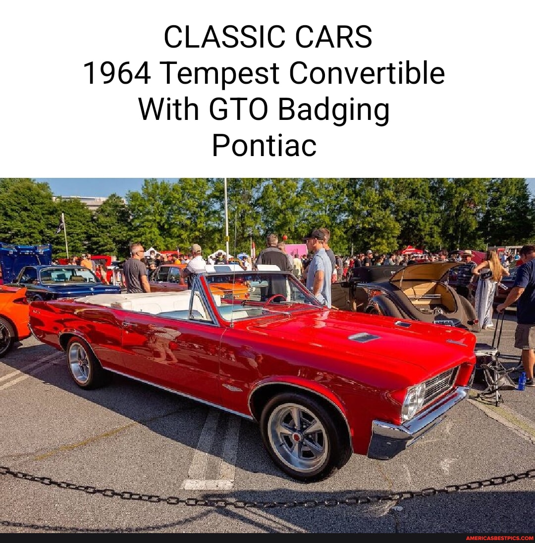 CLASSIC CARS 1964 Tempest Convertible With GTO Badging Pontiac ...