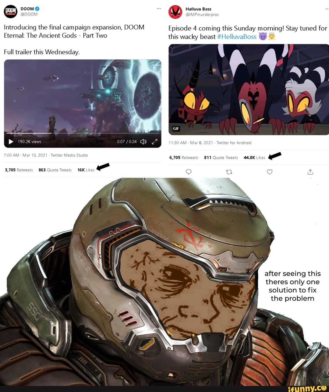 Helluva Boss Introducing the final campaign expansion, DOOM Episode 4 ...