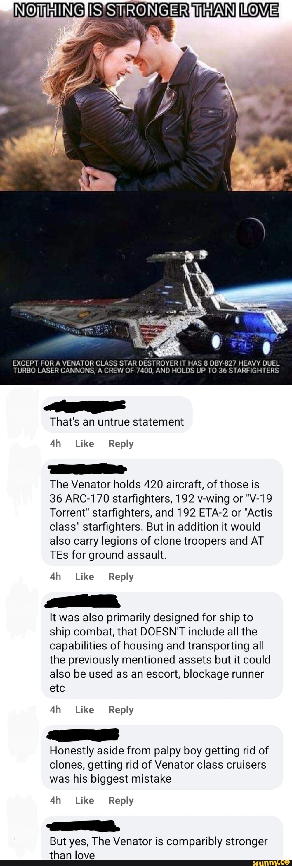 NOTHING STRONGER THAN LOWE EXCEPT FOR A VENATOR CLASS STAR DESTROYER IT ...