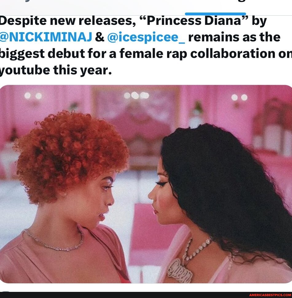 N/A - Despite new releases, "Princess Diana" by & @icespicee_ remains ...