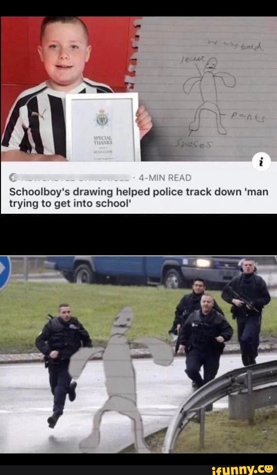 READ Schoolboy's drawing helped police track down 'man trying to get ...