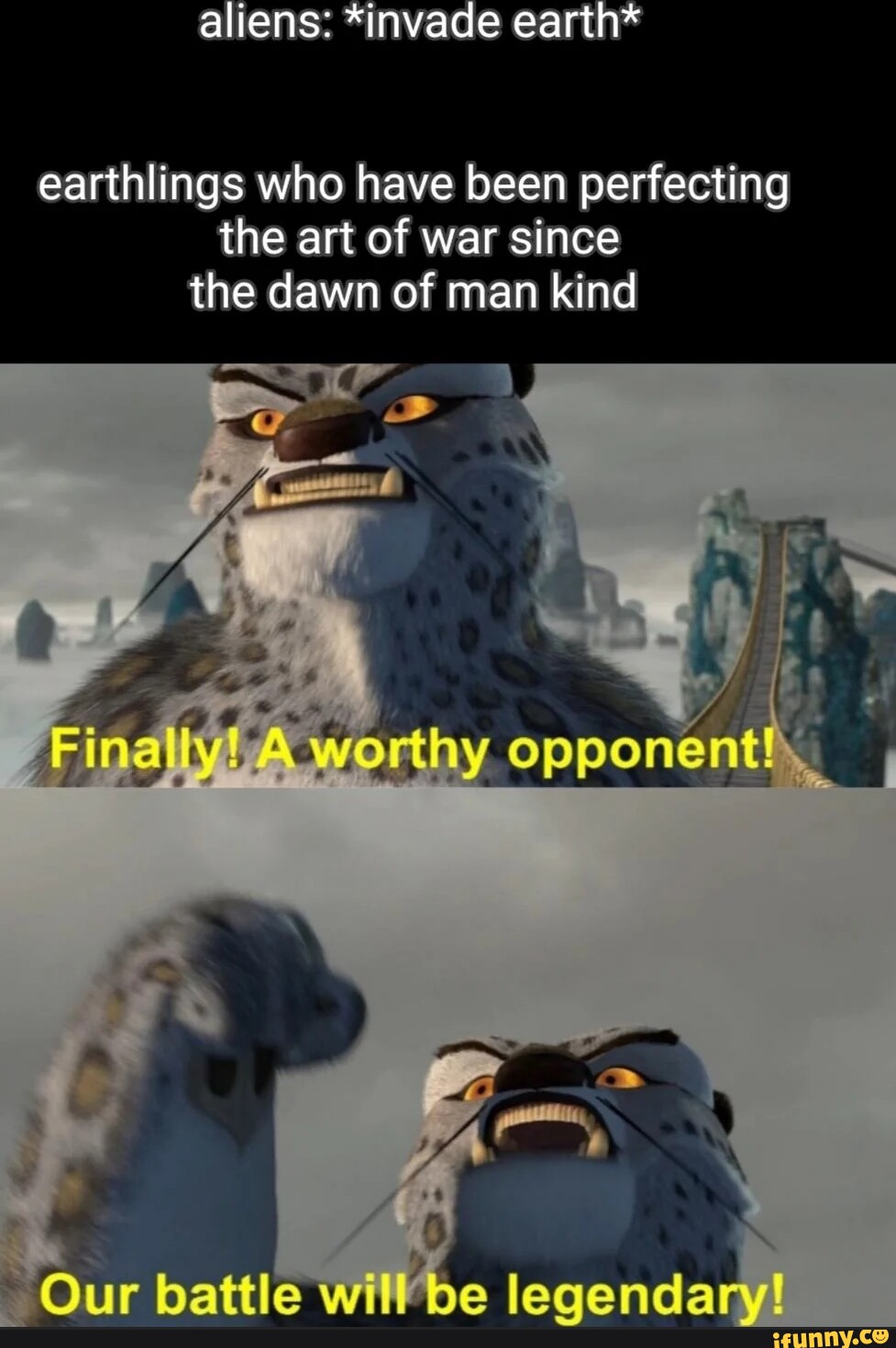 Aliens: *invade earth* earthlings who have been perfecting the art of ...