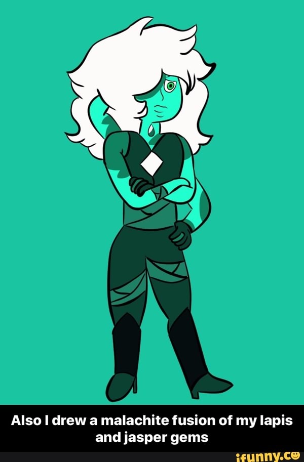 Also I drew a malachite fusion of my lapis and jasper gems - Also I ...