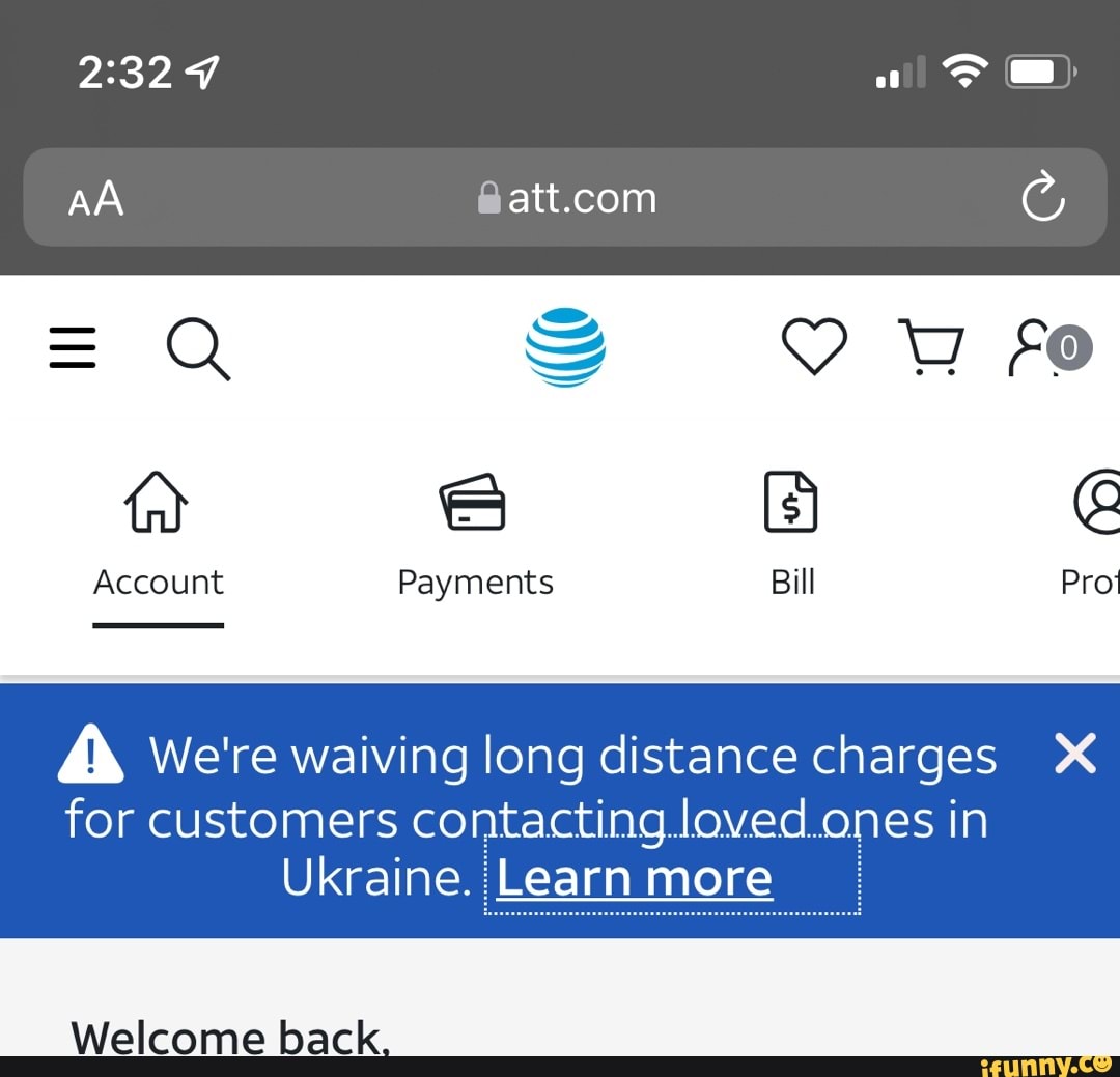 Account Payments Bill Pro' AA = Q A We're waiving long distance charges ...