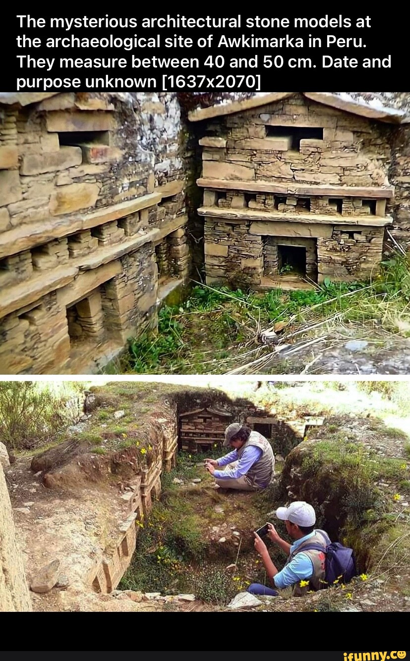 The mysterious architectural stone models at the archaeological site of ...