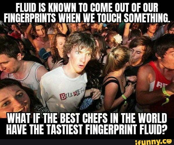 FLUID IS KNOWN TO COME OUT OF OUR FINGERPRINTS WHEN WE TOUCH SOMETHING ...
