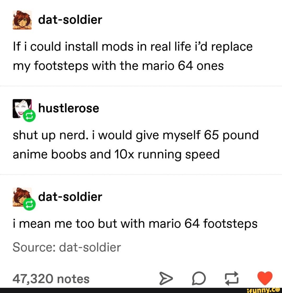 A dat-soldier If i could install mods in real life i'd replace my ...