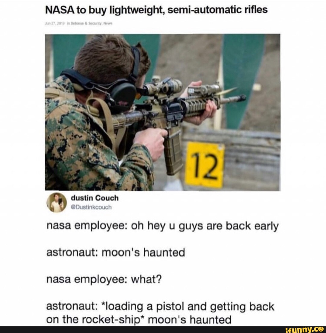 NASA to buy lightweight, semiautomatic rifles dustin Couch nasa ...