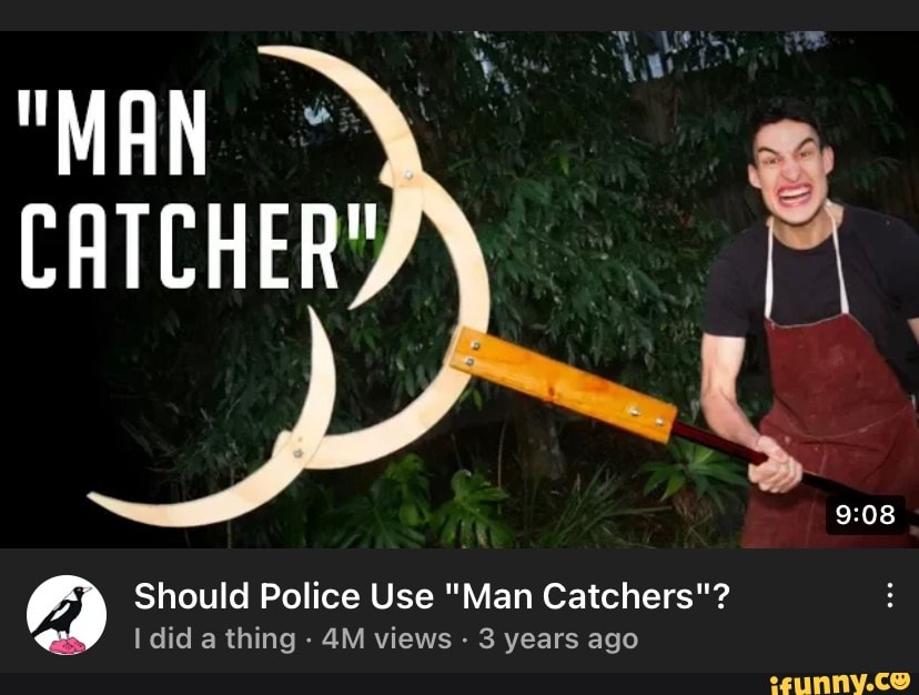 "MAN CATCHER', Should Police Use "Man Catchers"? I did a thing - views ...