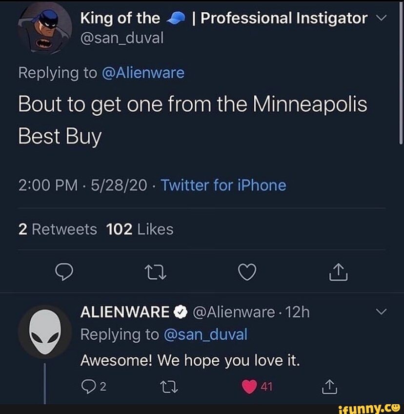 &s King of the & I Professional Instigator v @san_duval Replying to ...