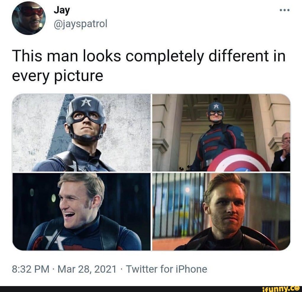 This man looks completely different in every picture PM Mar 28, 2021 ...