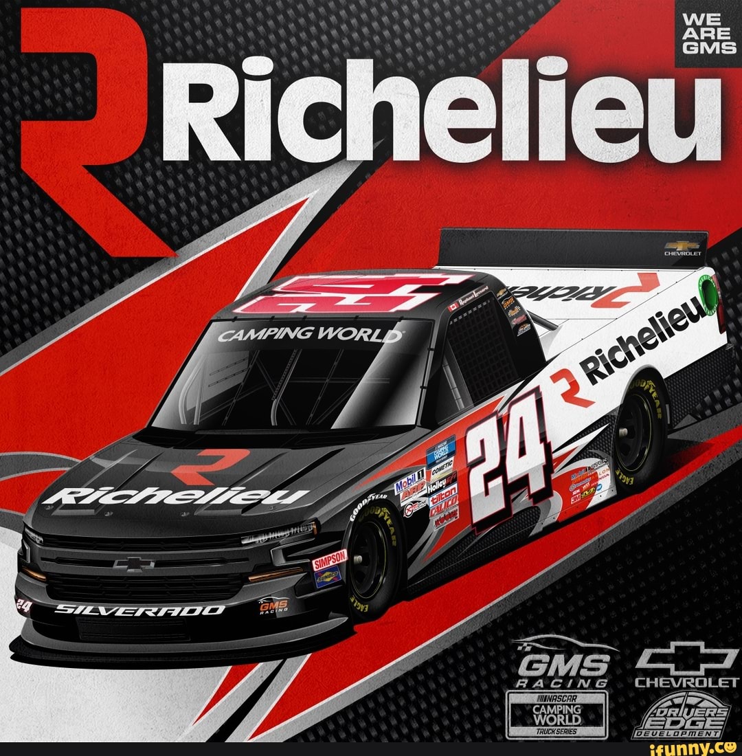 WE ARE GMS Richelieu LILLIE Gms &_7 CHEVROLET RACING CAMPING - iFunny