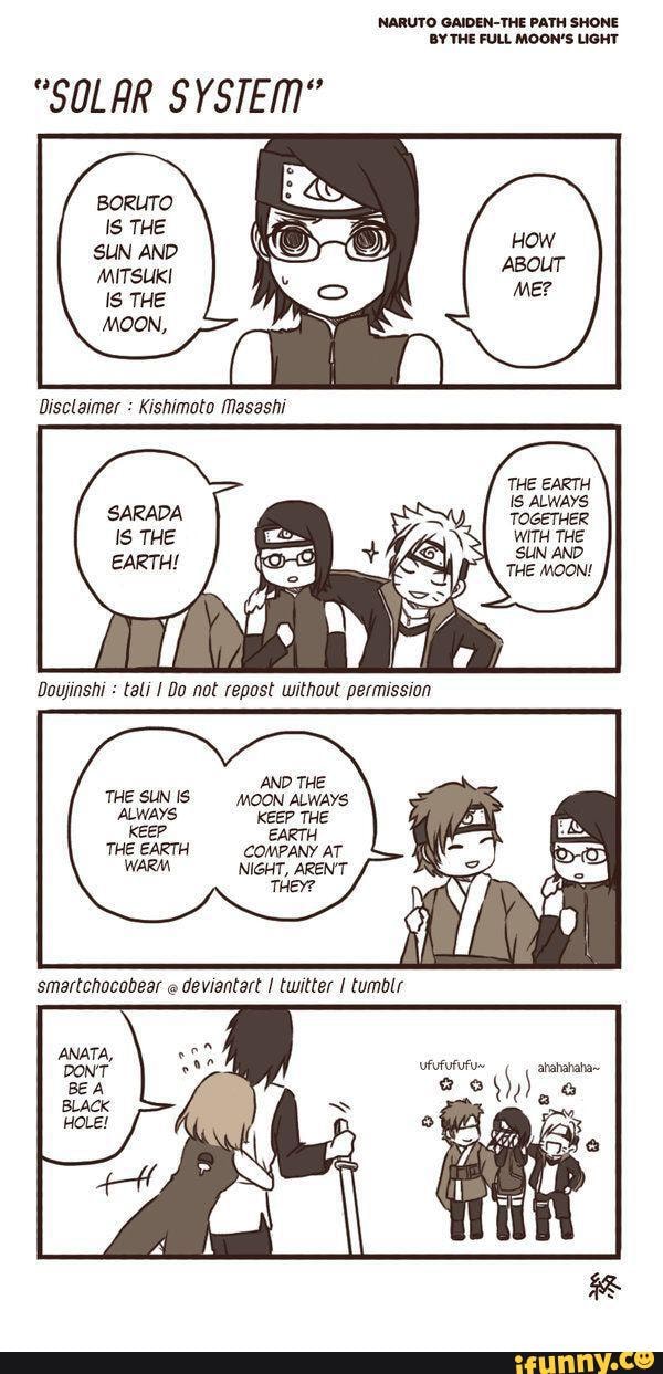 "SOLAR SYSTEM" BORUTO IS THE SUN AND MITSUKI IS THE MOON, AND THE SUN ...