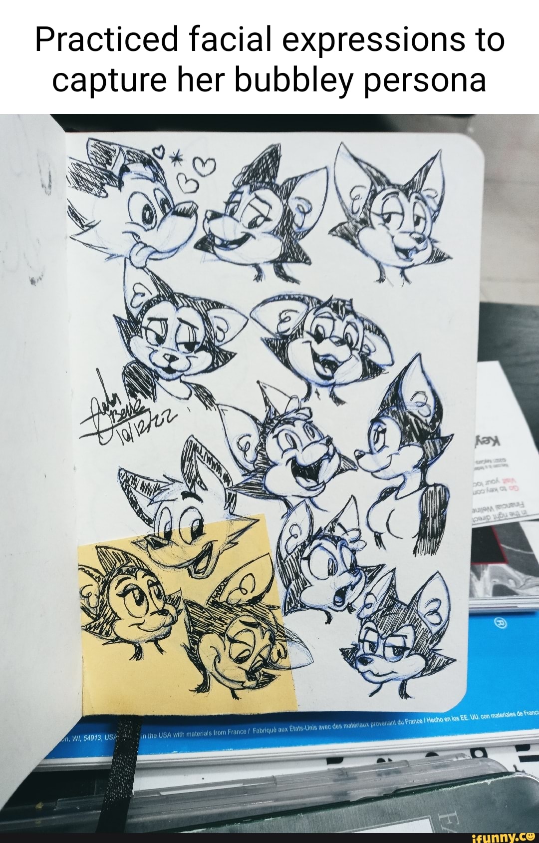 Practiced facial expressions to capture her bubbley persona ANS - iFunny