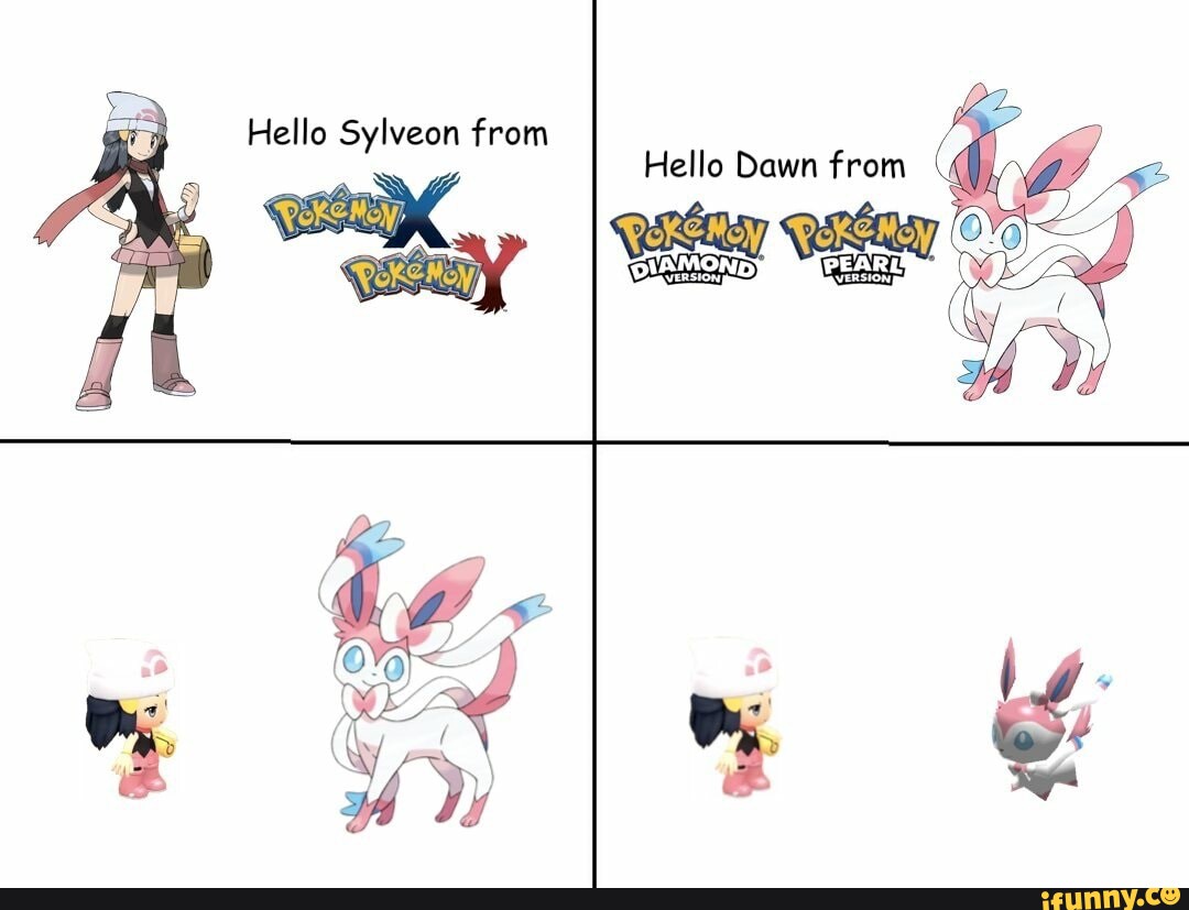 Hello Sylveon from Hello Dawn from WW - iFunny