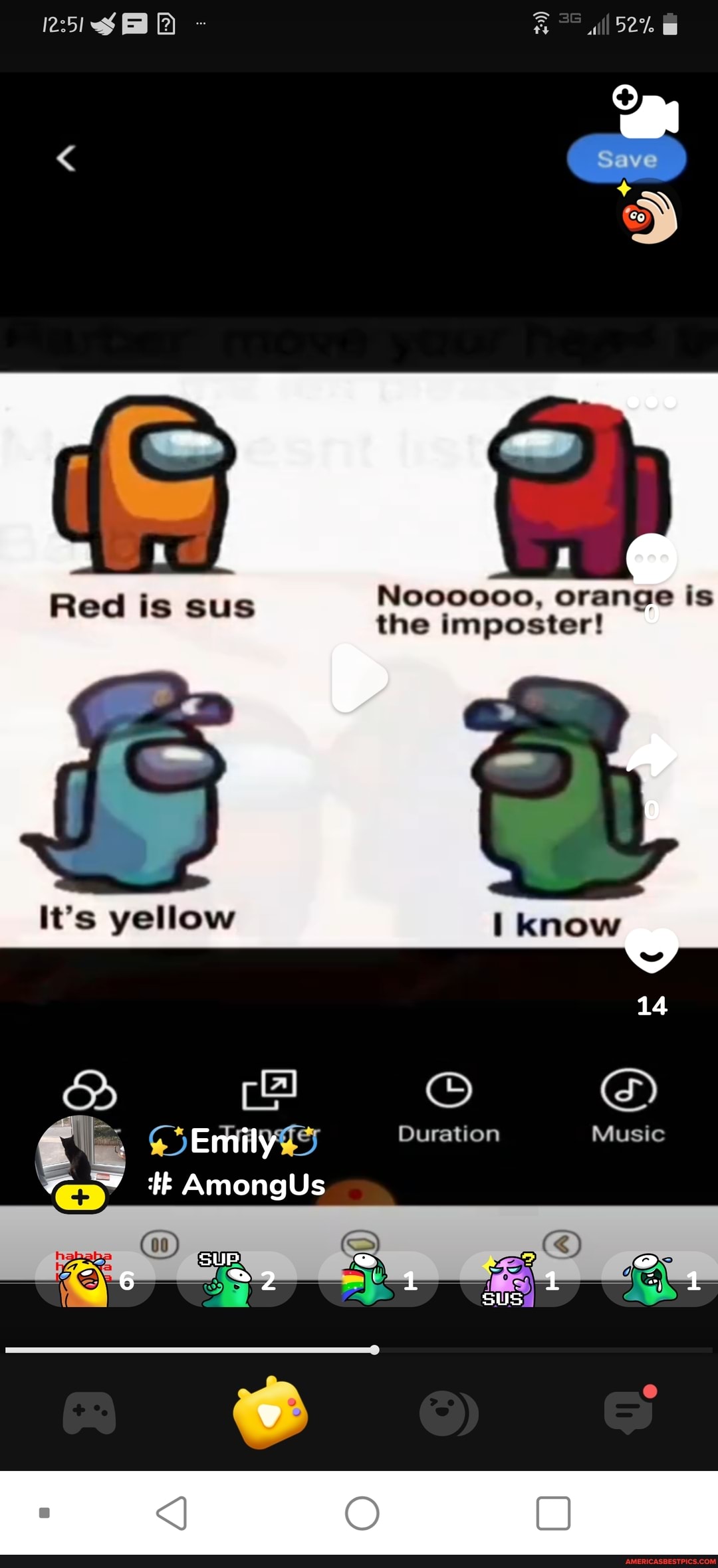 Red is sus Nooooo the orange imposter! is the imposter! It's yellow ...