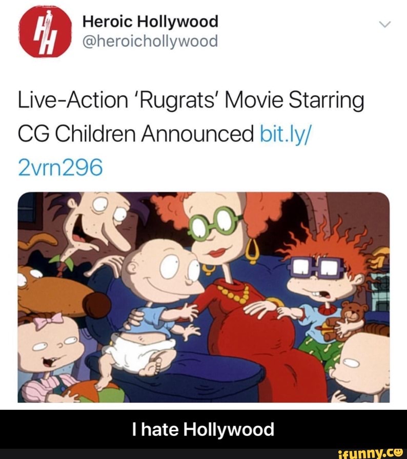Live-Action 'Rugrats’ Movie Starring CG Children Announced bit.Iy ...