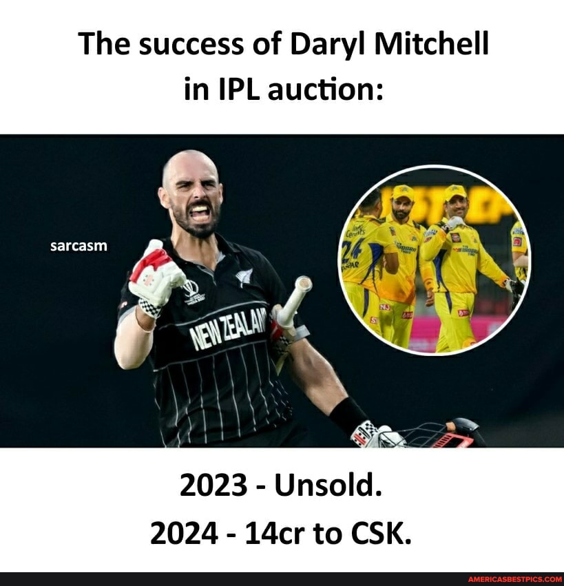 Daryl Mitchell sold to CSK at 14cr. - The success of Daryl Mitchell in ...