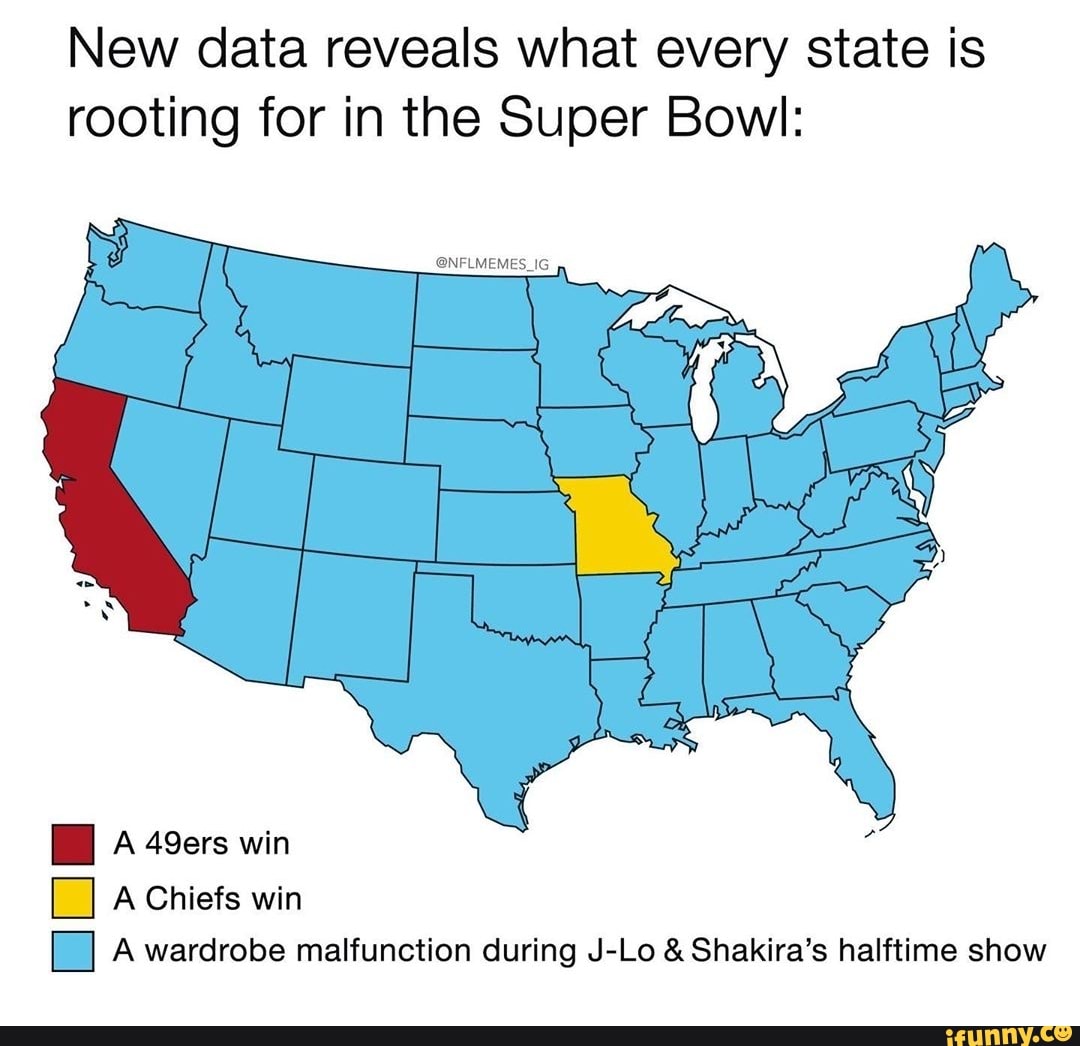 New data reveals what every state is rooting for in the Super Bowl: [DA ...