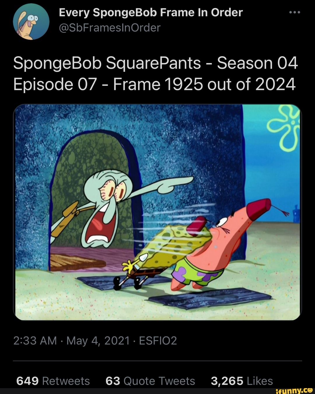 Every SpongeBob Frame In Order SpongeBob SquarePants - Season 04 ...