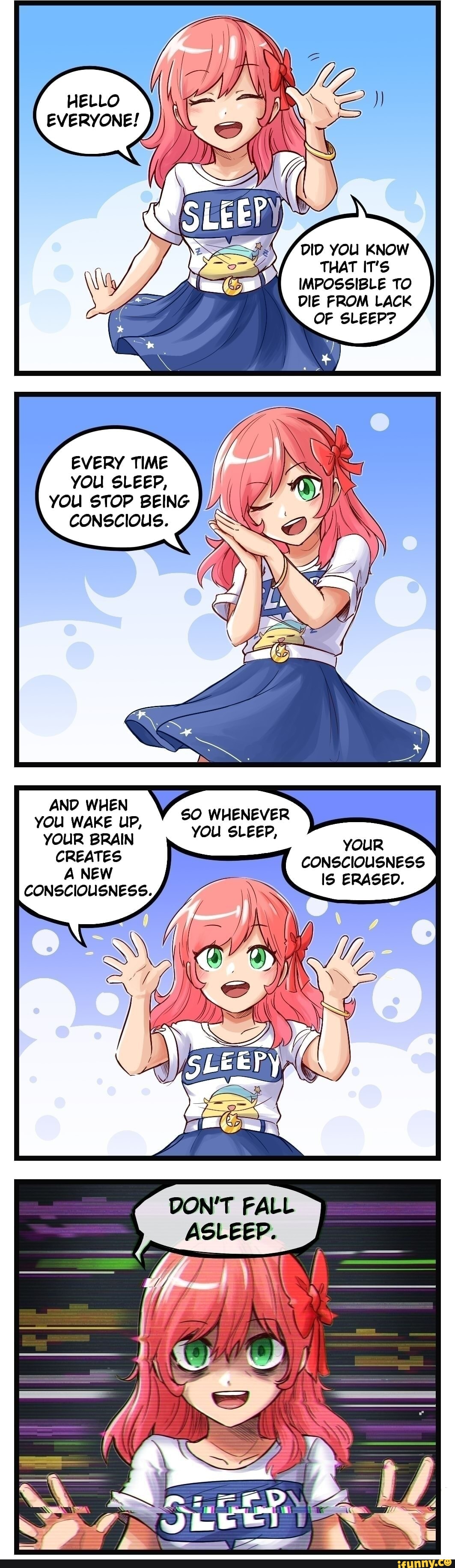 HELLO EVERYONE! SLEEP IMPOSSIBLE TO DIE FROM LACK OF SLEEP? EVERY TIME ...