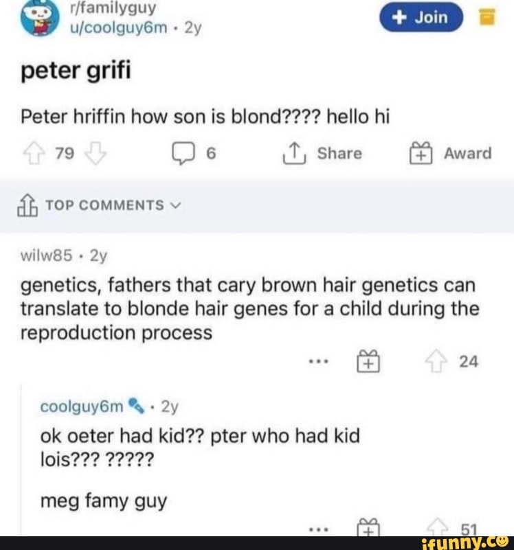 (familyguy peter grifi Peter hriffin how son is blond???? hello hi 79 6 ...
