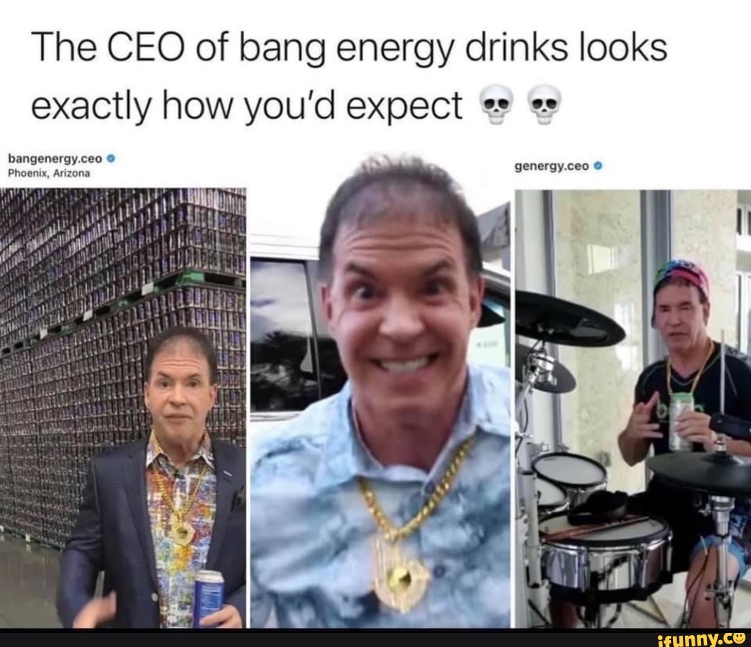 The CEO of bang energy drinks looks exactly how you'd expect ceo yoenix ...