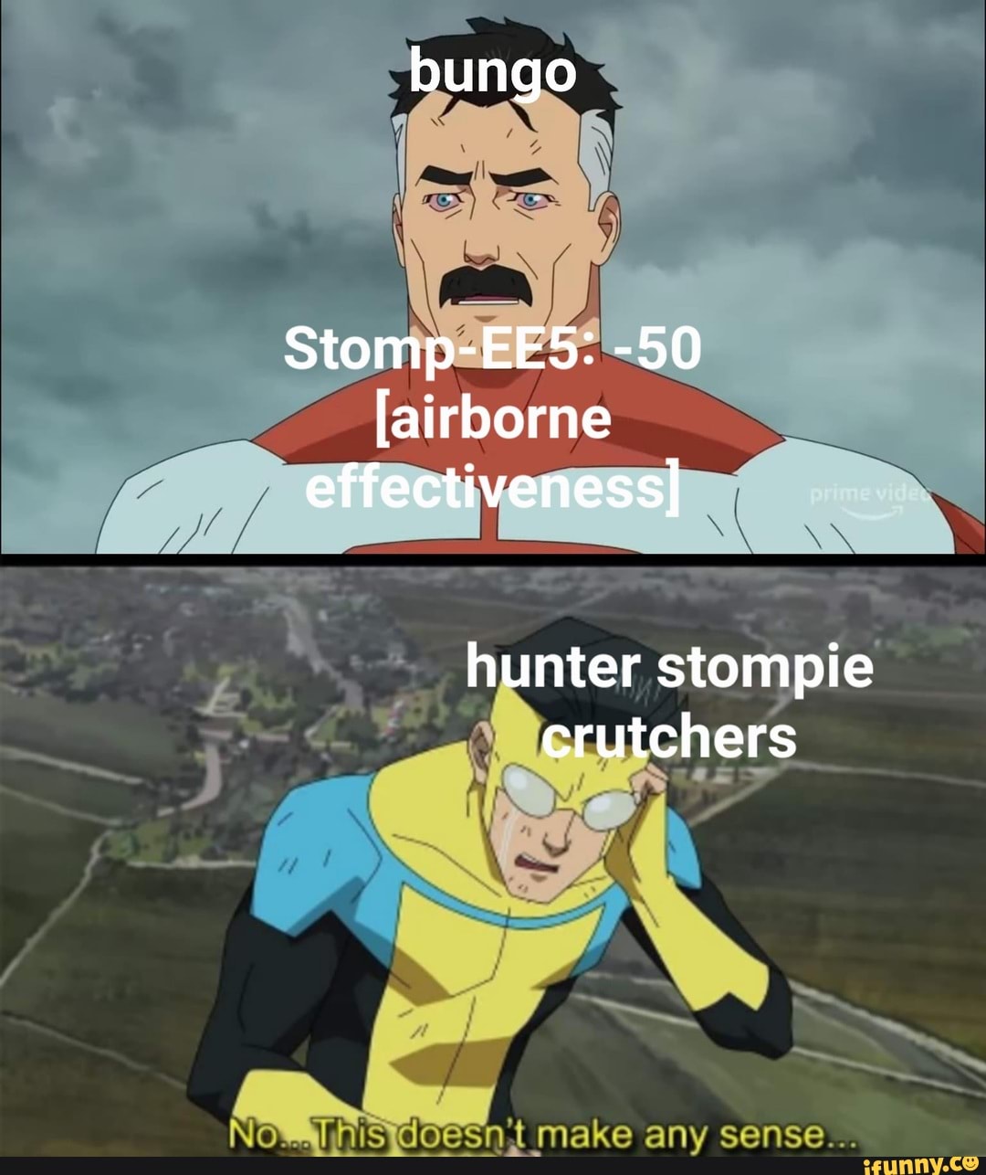 Bungo Stomp-EE5: -50 [airborne effectiveness] hunter stompie crutchers ...