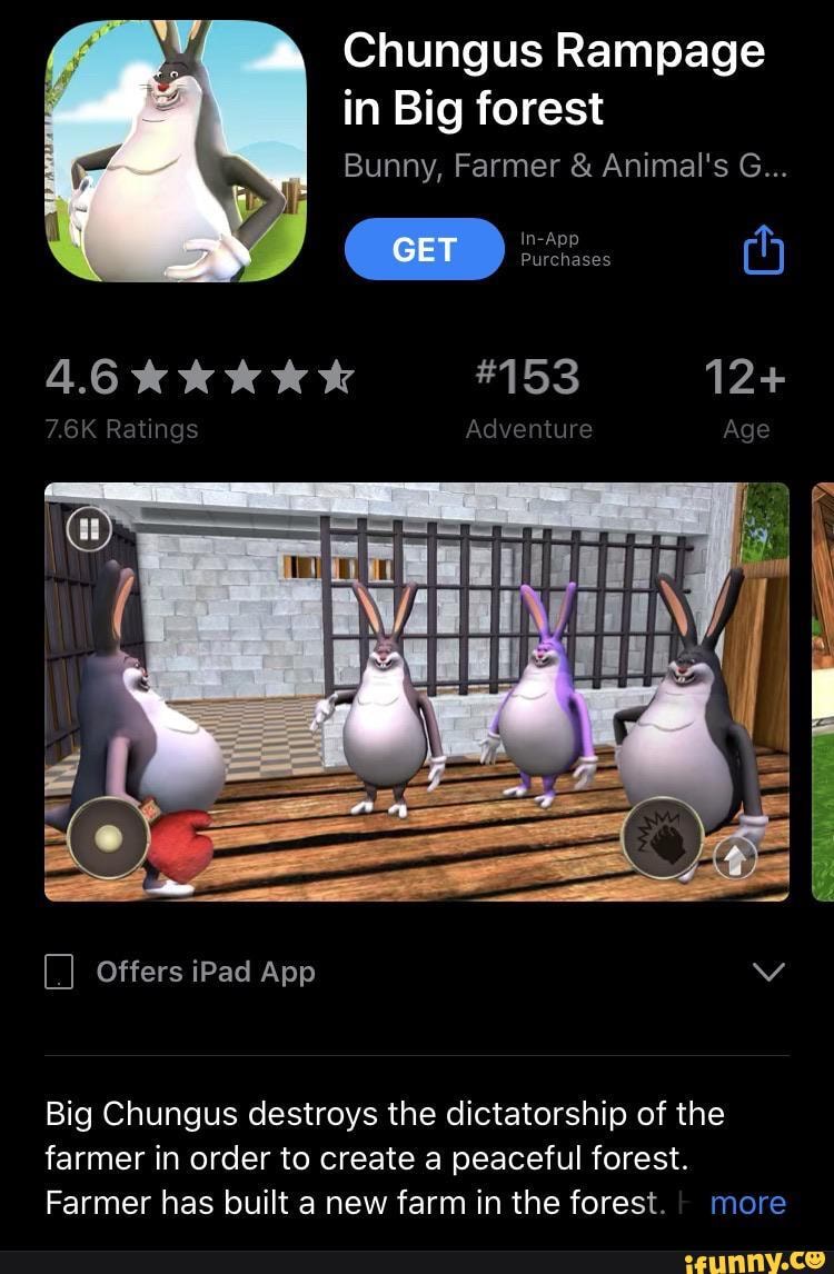 Chungus Rampage Big Chungus destroys the dictatorship of the farmer in ...