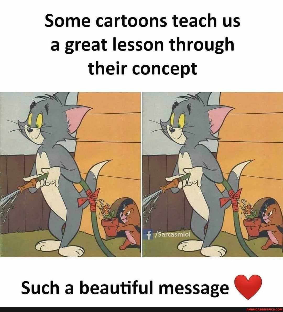 Some cartoons teach us a great lesson through their concept Such a ...