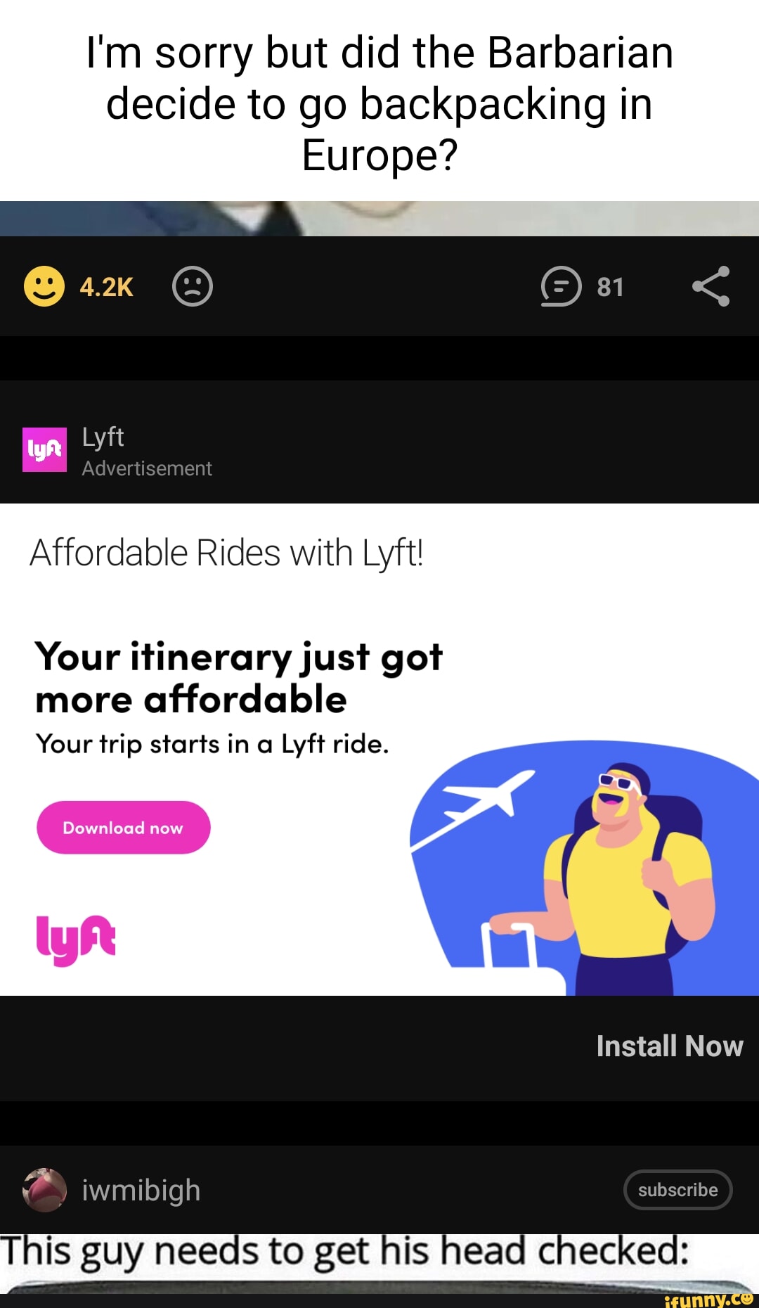 Backpacking memes. Best Collection of funny Backpacking pictures on iFunny