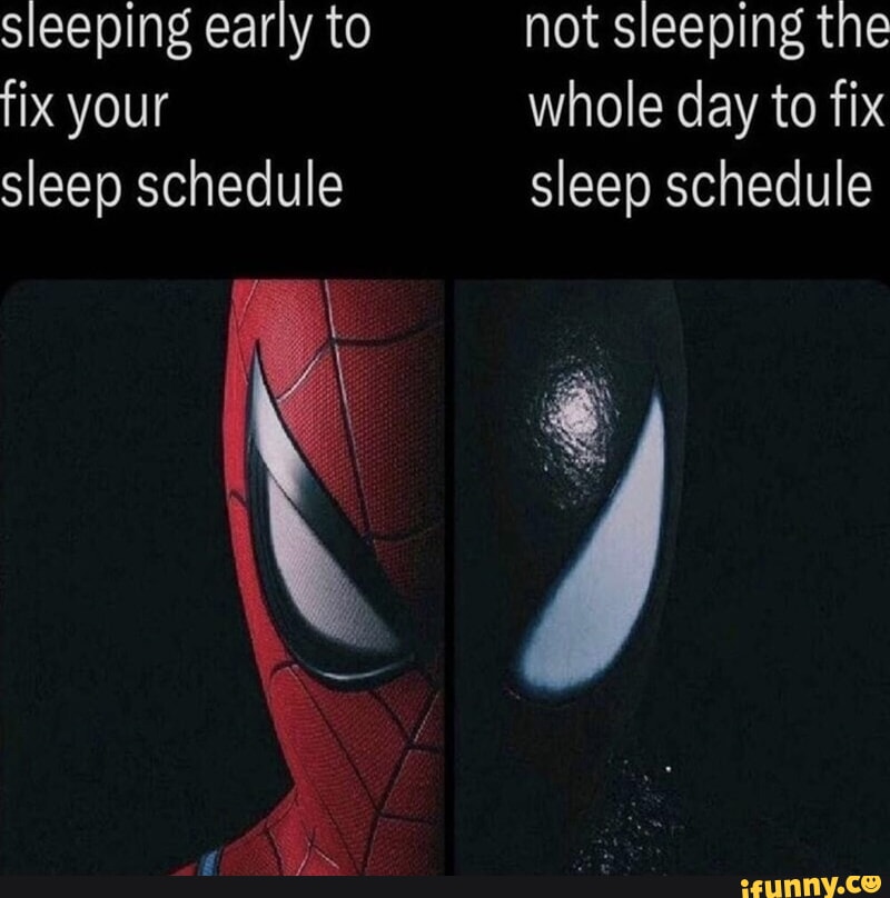 Sleeping early to ix your sleep schedule not sleeping the whole day to ...