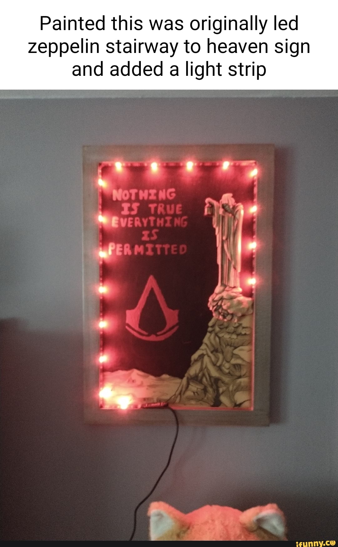 Painted this was originally led zeppelin stairway to heaven sign and ...