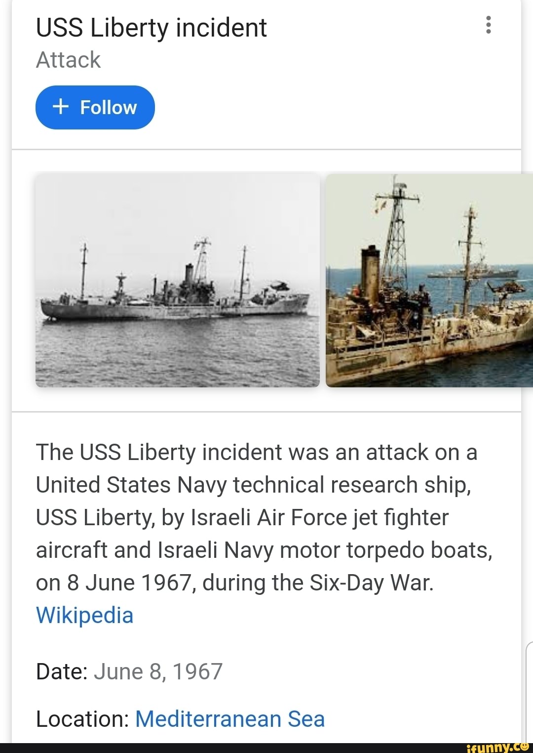 USS Liberty incident Attack The USS Liberty incident was an attack on a ...