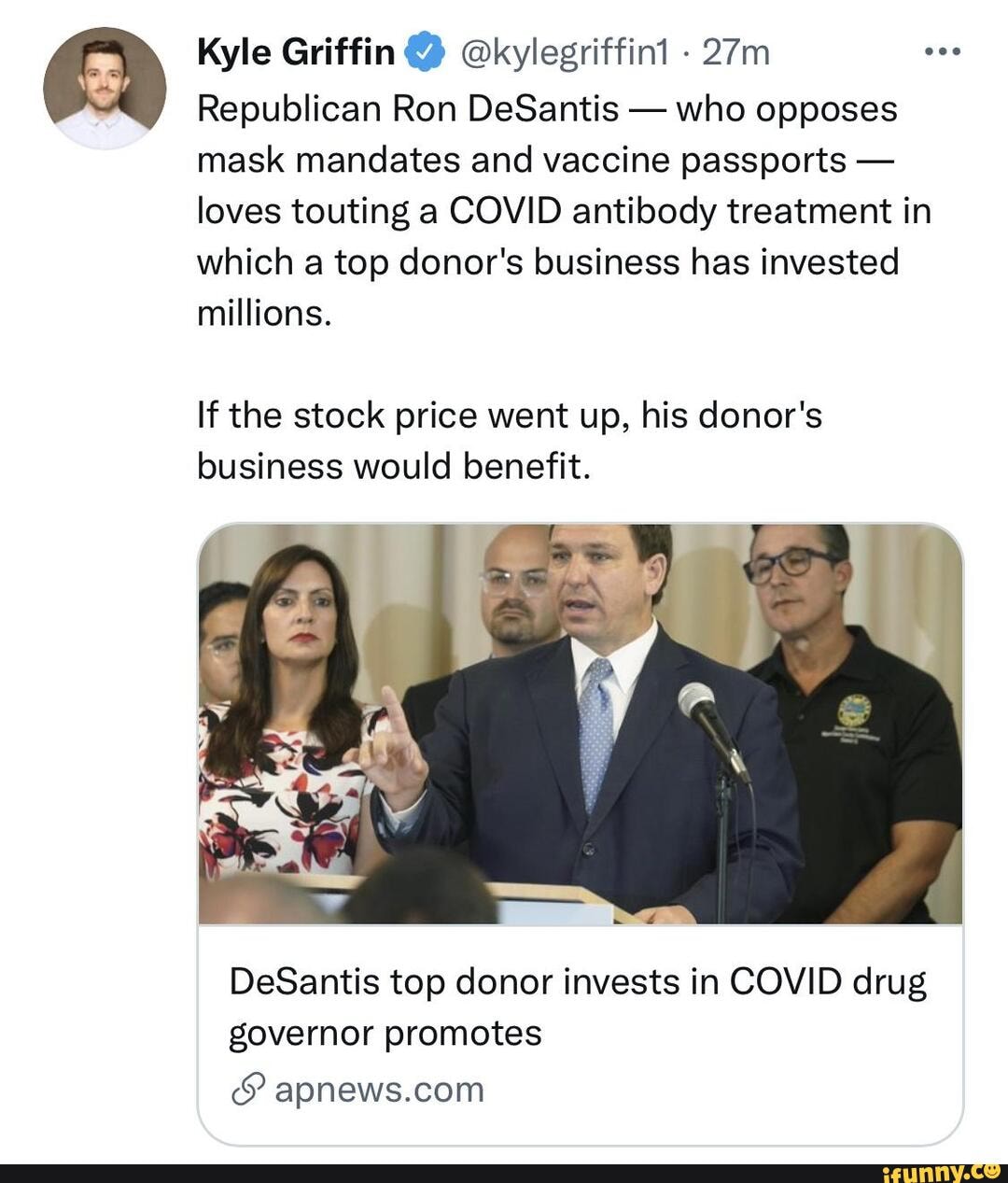 Ron_desantis memes. Best Collection of funny Ron_desantis pictures on ...