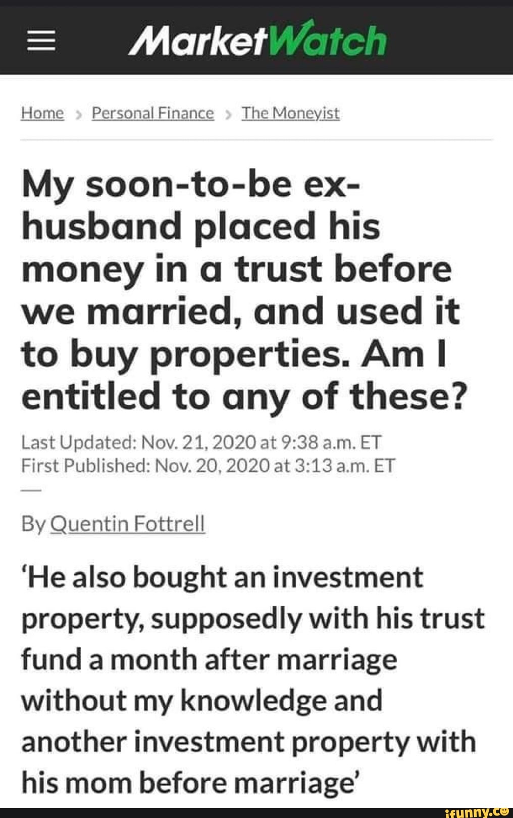 Moneyist memes. Best Collection of funny Moneyist pictures on iFunny