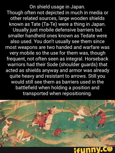 On shield usage in Japan. Though often not depicted in much in media or ...