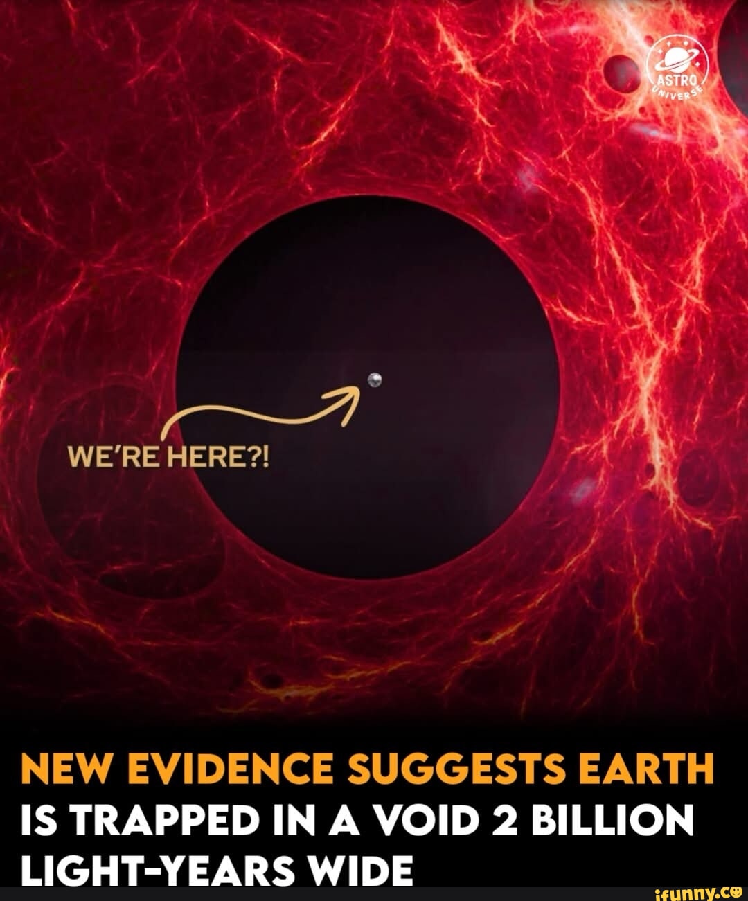 WE'RE HERE?! NEW EVIDENCE SUGGESTS EARTH IS TRAPPED IN A VOID 2 BILLION ...