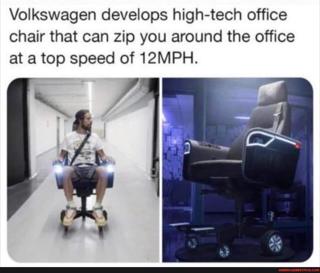 Volkswagen develops high-tech office chair that can zip you around the ...